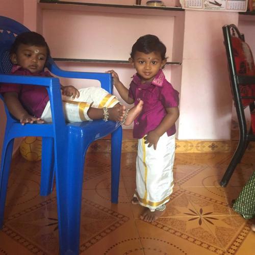 Vote for Sai Saran And Tharani Tharan - Cutest Baby Photo Contest