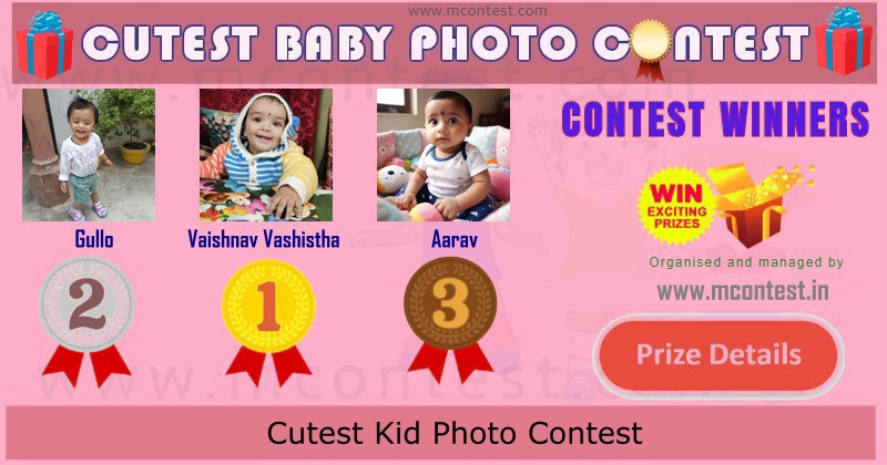 Cutest kid photo contest winners list